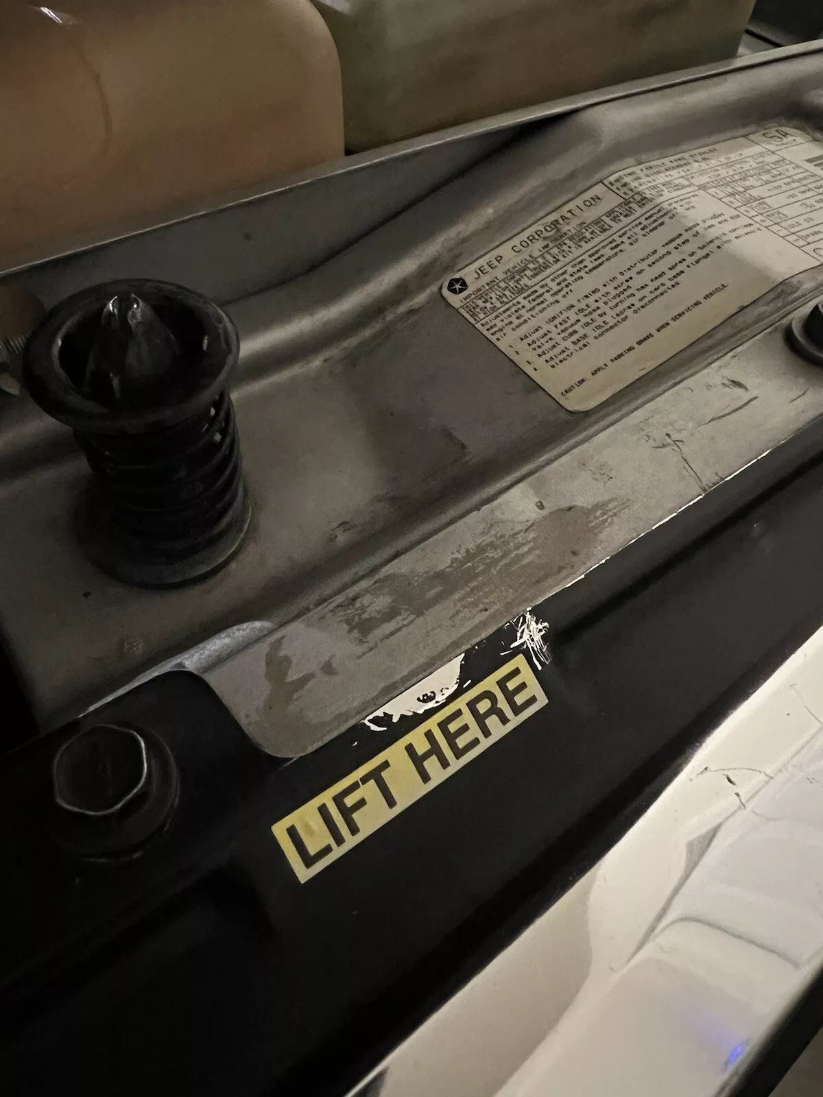 Lift Here Decal