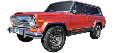 Phoenix Graphix 1975-1978 Cherokee Chief Vinyl Decal Set - BJ's Full ...