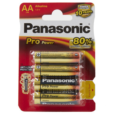 Panasonic Pro Power AA LR6 Batteries | 4 Pack - BatteryStation.co.uk