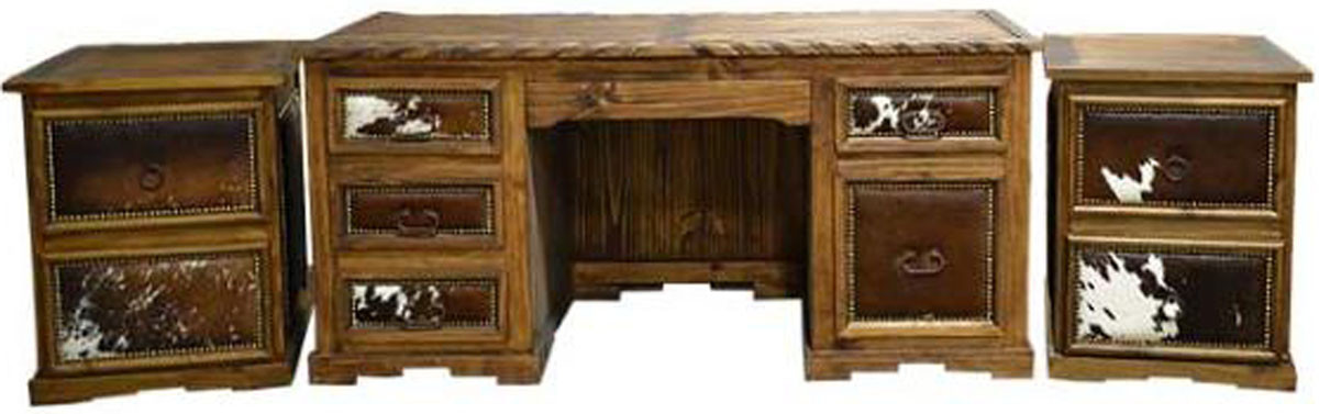 Rustic Cowhide Furniture