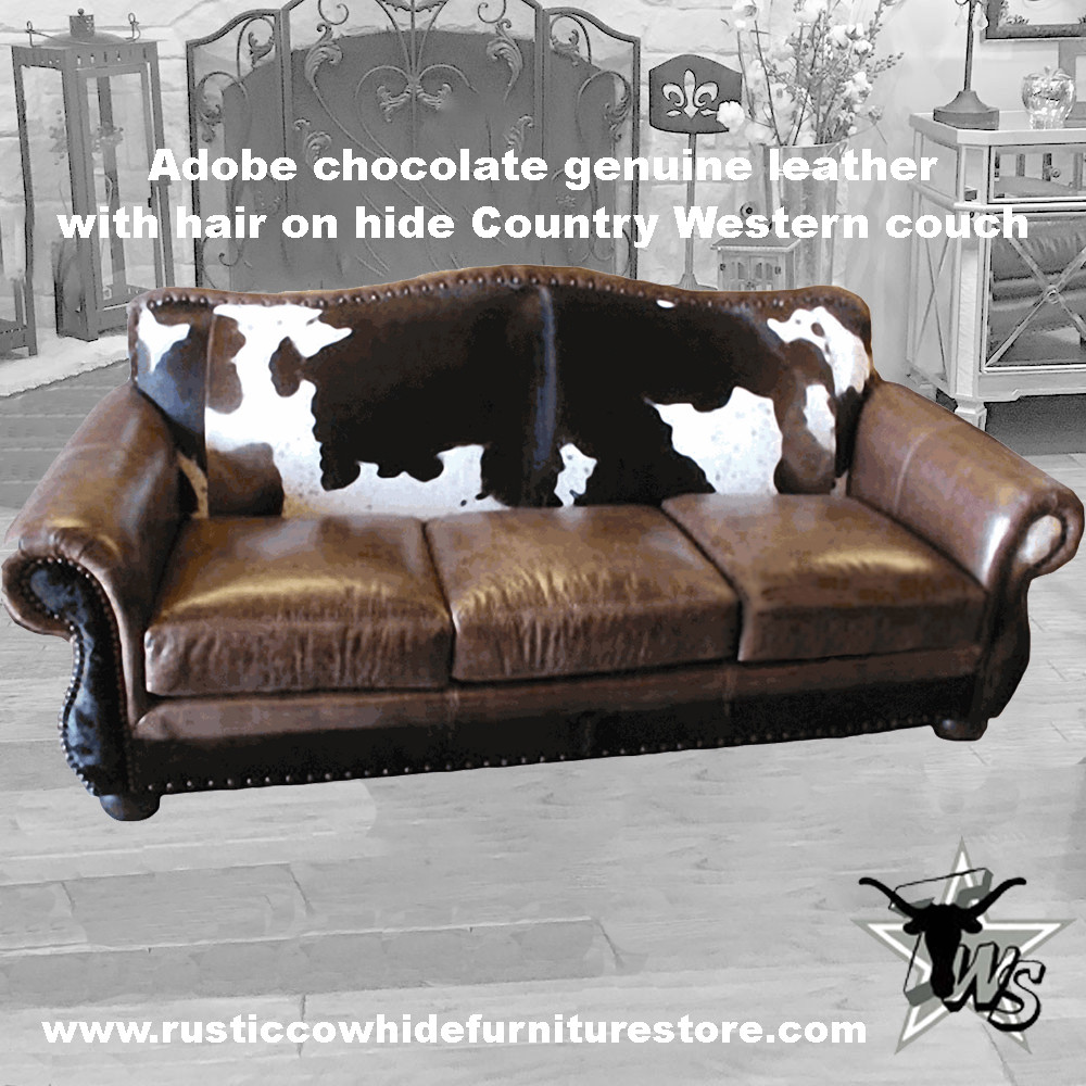 Hair on Hide Couch