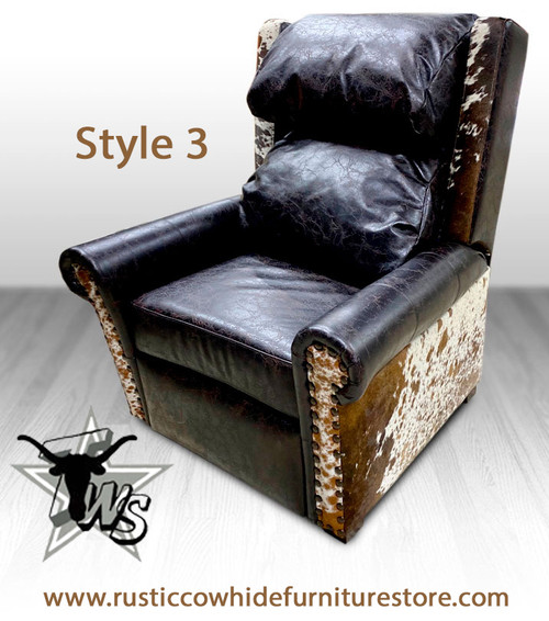 Country western recliner, swivel, glider