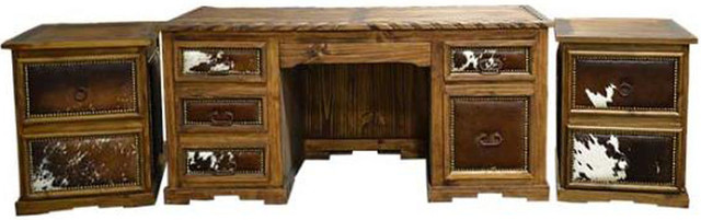 Rustic Cowhide Furniture