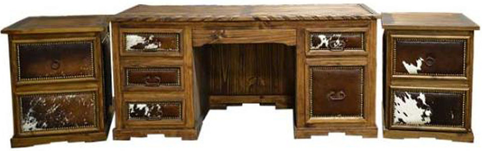 Rustic Cowhide Furniture