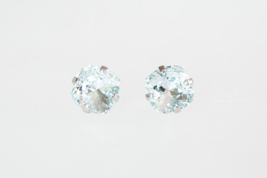 Light Azore Cushion Cut Studs