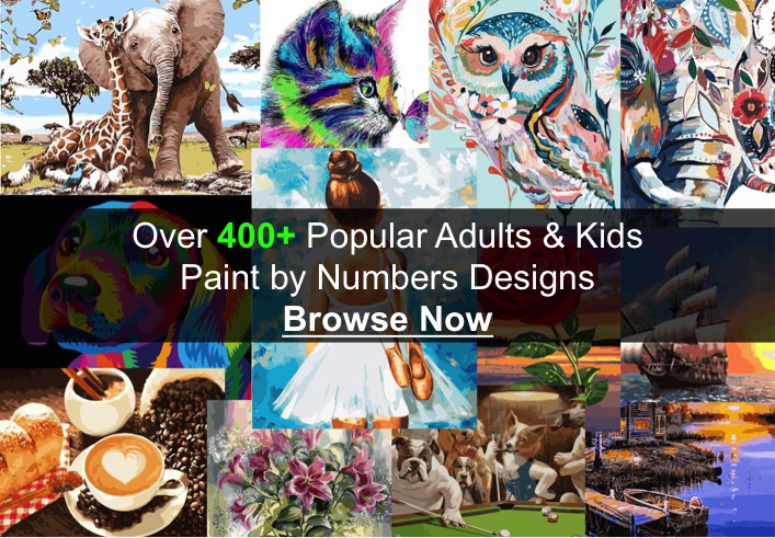 Paint by Numbers Kits | Gallery by Numbers