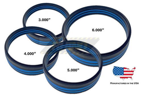 Custom Hoist Repack Kit, 4 Stages, Vee Set & Wiper