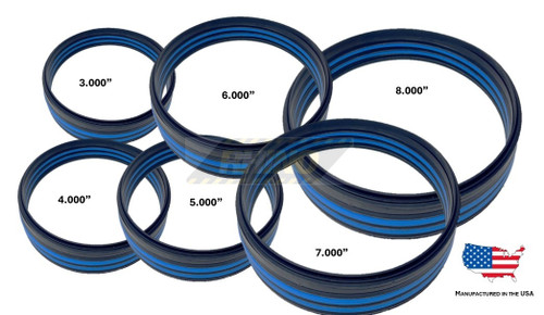 Custom Hoist Repack Kit, 6 Stages, Vee Set & Wiper