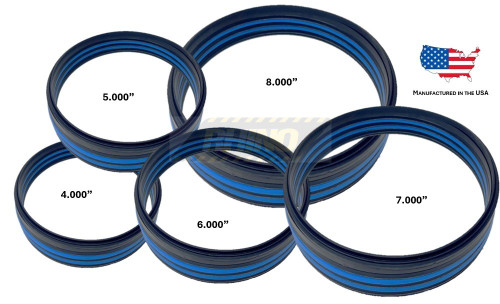 Custom Hoist Repack Kit, 5 Stages, Vee Set & Wiper