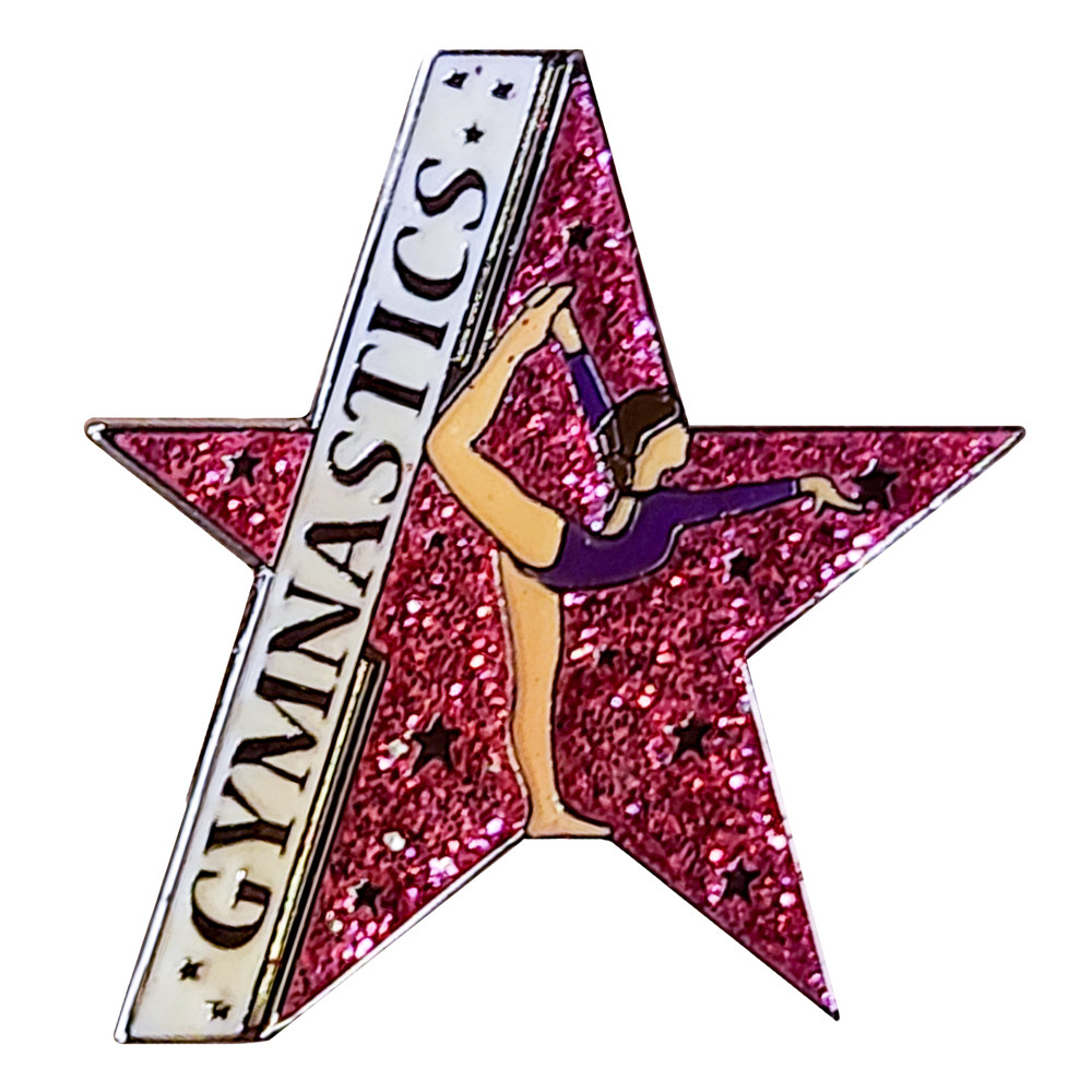 Gymnastics Star Pin - Deary's Gymnastics Supply
