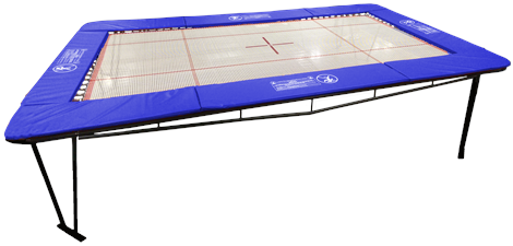 Straight Frame Trampoline - Deary's Gymnastics Supply