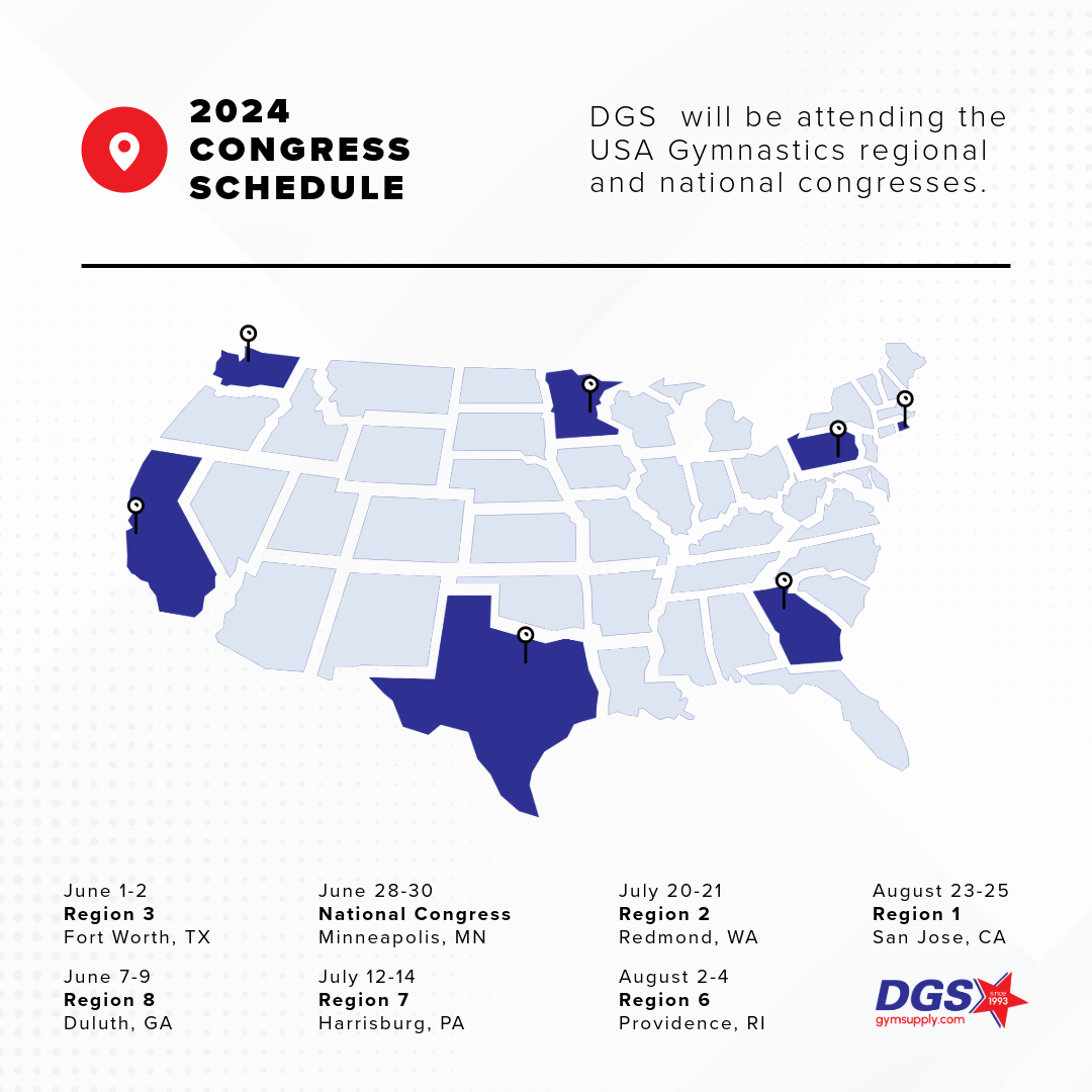 DGS to Attend 2024 USA Gymnastics Regional and National Congress - DGS ...