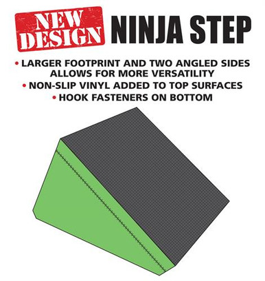 Ninja Obstacle Course Slanted Steps