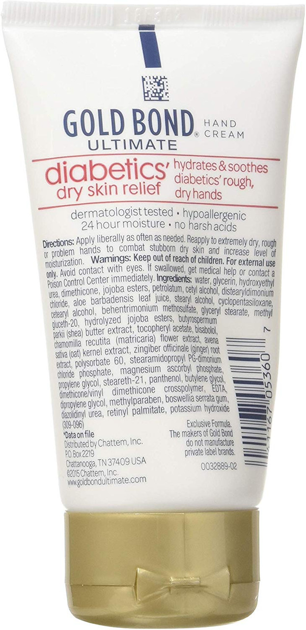 Gold Bond Ultimate Diabetic's Hand Cream 2.4 oz.