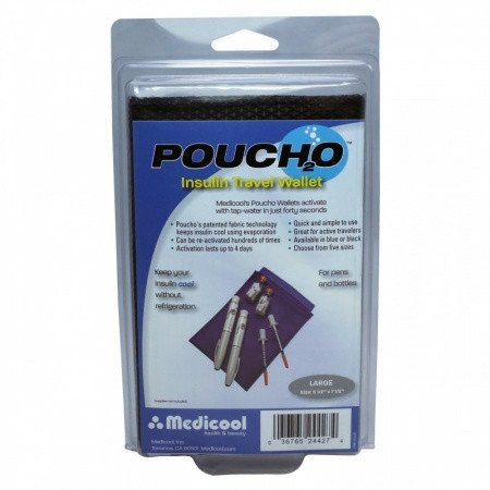 POUCHO DIABETIC WALLET LARGE - BLUE