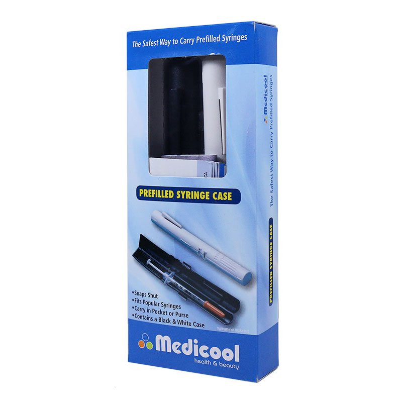 WRIGHT PREFILLED SYRINGE CASE - 2 PER PACK, 1 BLACK & 1 WHITE