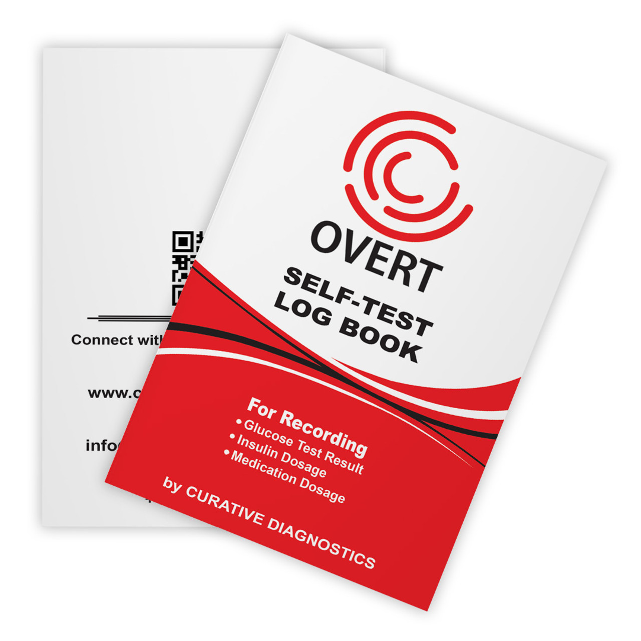 Overt Diabetic Log Book Logbook For Recording Glucose Reading And