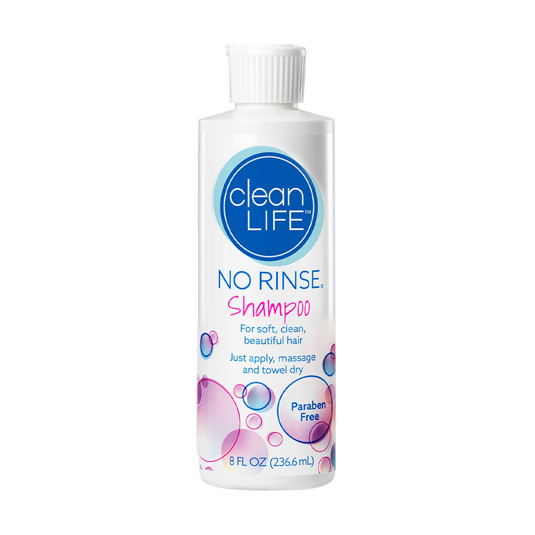 Clean Life Shampoo No Rinse 8 oz. Bottle Unscented - Diabetic Corner