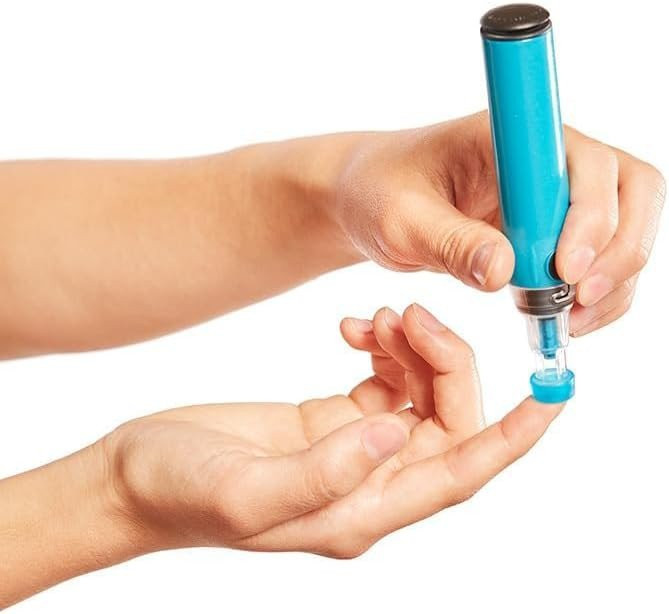 Genteel Plus No Prick Pain Vacuum Lancing Device for Diabetes Testing ...