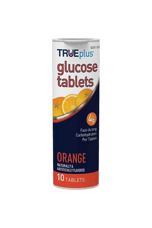 TRUEplus Glucose Tablets Orange 10 count TRUEplus Glucose Tablets Orange 10 count