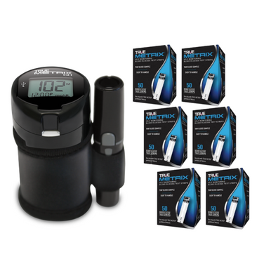 TRUE Metrix GO Blood Glucose Meter kit Plus Metrix 300 Test Strips