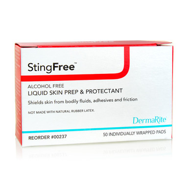 Stingfree Skin Prep Wipes Pack of 50 - Diabetic Corner