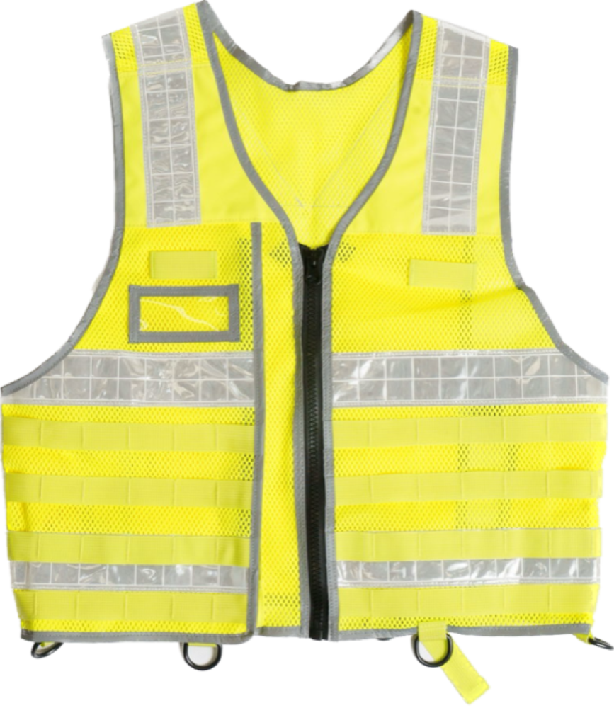 Frontline Load-Bearing Vest Hi-Vis Yellow - Frontline Safety Australia