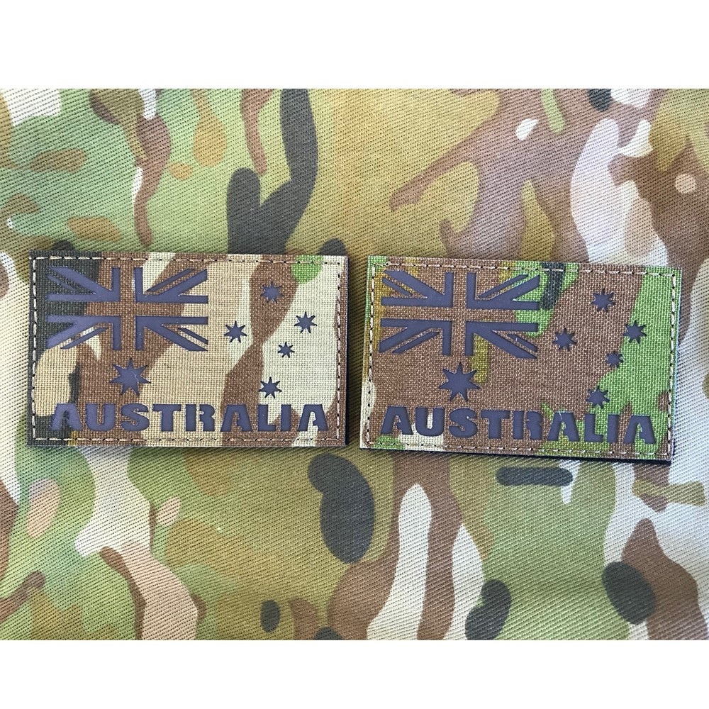 AMCU IR Flag Patch (Set of 2) - Frontline Safety Australia