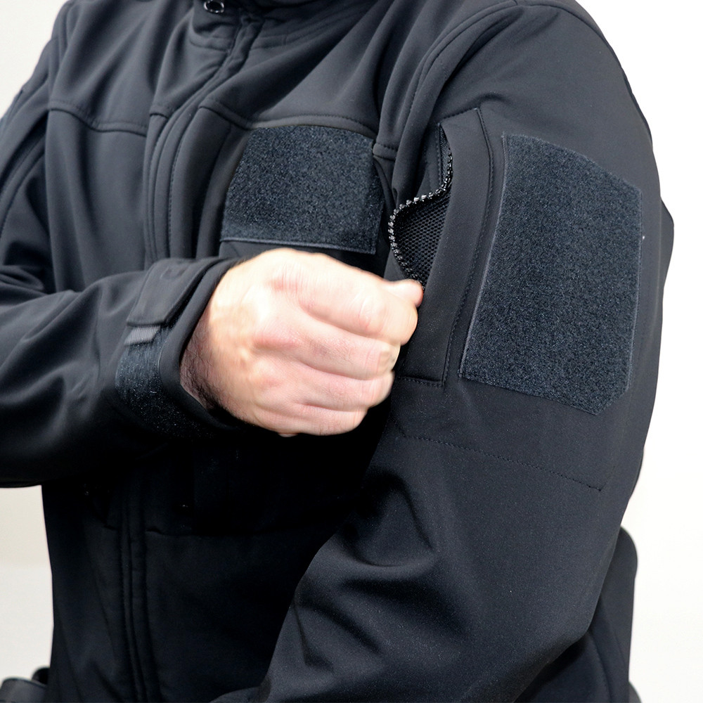 CPX Tactical Soft Shell Jacket FR Black - Frontline Safety Australia