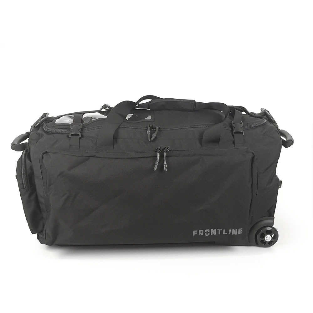 Frontline Combat Roller Bag 32 FLP109 Black and Tan