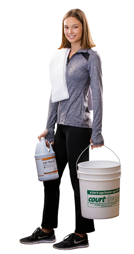 CourtClean Prepclean Start Up Kit for Hard Floor Surfaces - AchillionSports