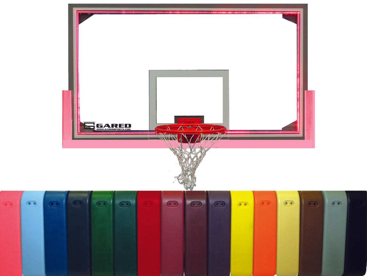 Gared Buzzer Beater Main Court Backboard Package - AchillionSports