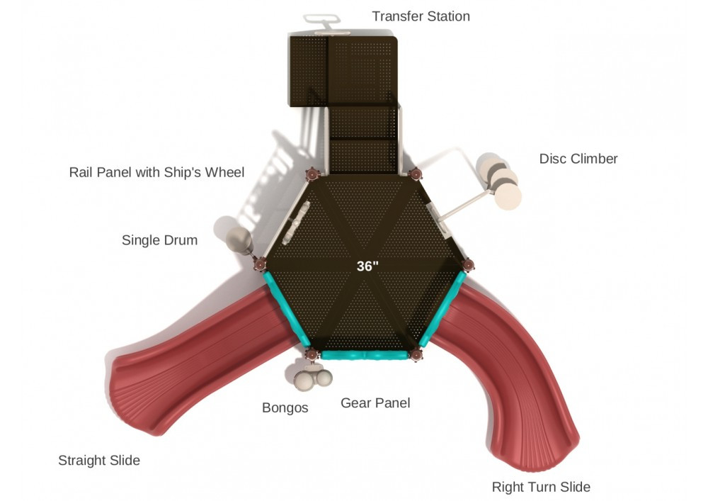 Boulder Play Structure - AchillionSports