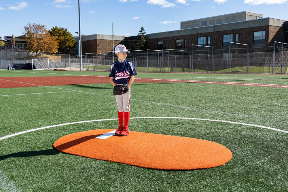 6" Two-Piece Stride-On Youth Game Pitchers Mound - AchillionSports