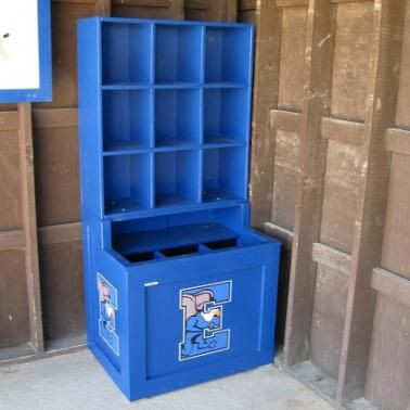 Dugout Storage: Helmet and Bat Racks | Achillion Sports