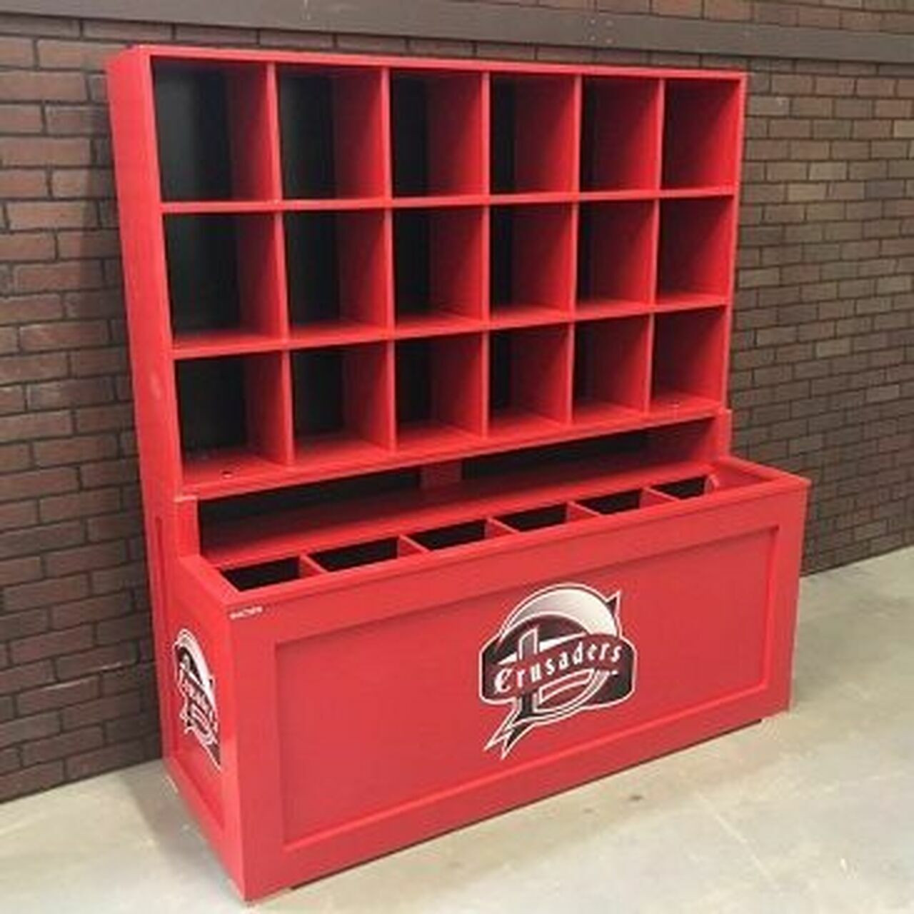 Dugout Storage: Helmet and Bat Racks | Achillion Sports