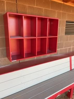 Dugout Storage: Helmet and Bat Racks | Achillion Sports