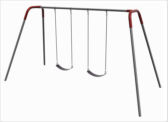 SportsPlay Arch Post Swing Set - Two Swings - AchillionSports