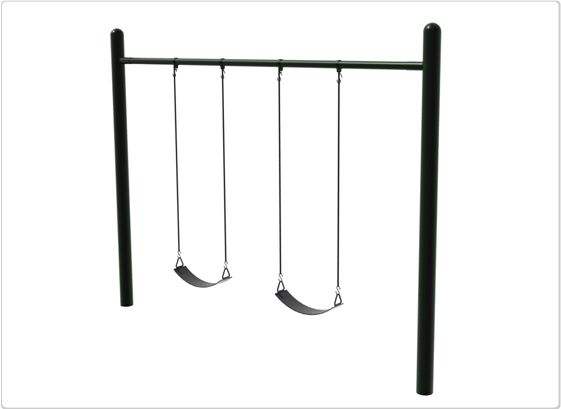 SportsPlay Single Post Swing Set with Two Swings