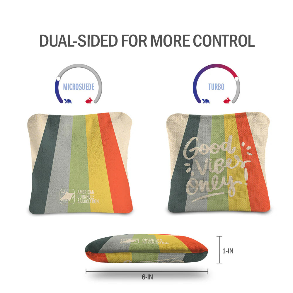 Good Vibes Only Synergy Pro Cornhole Bags - AchillionSports