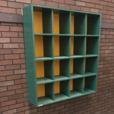 Sixteen Helmet Cubby Rack - AchillionSports