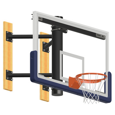 Jaypro Fixed Height Wall Mounted Basketball Hoop - AchillionSports