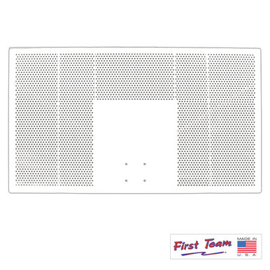 First Team 42" X 72" Perforated Aluminum Backboard - AchillionSports