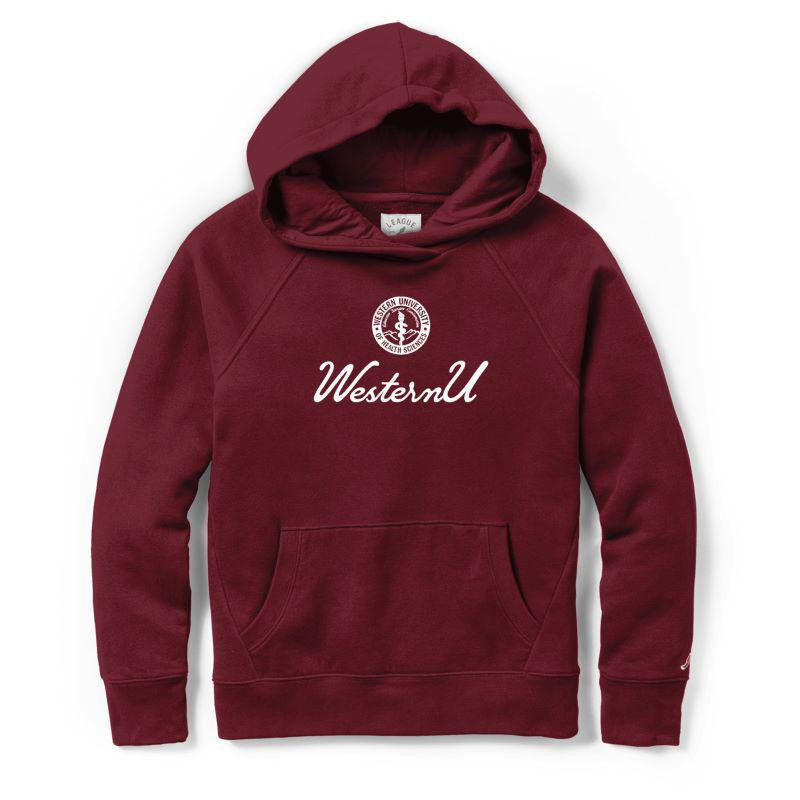 WesternU Women's Academy Hoody Burgundy - WesternU Campus Store