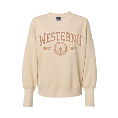 WesternU Seal 1977 Women's Crewneck Sweatshirt - WesternU Campus Store