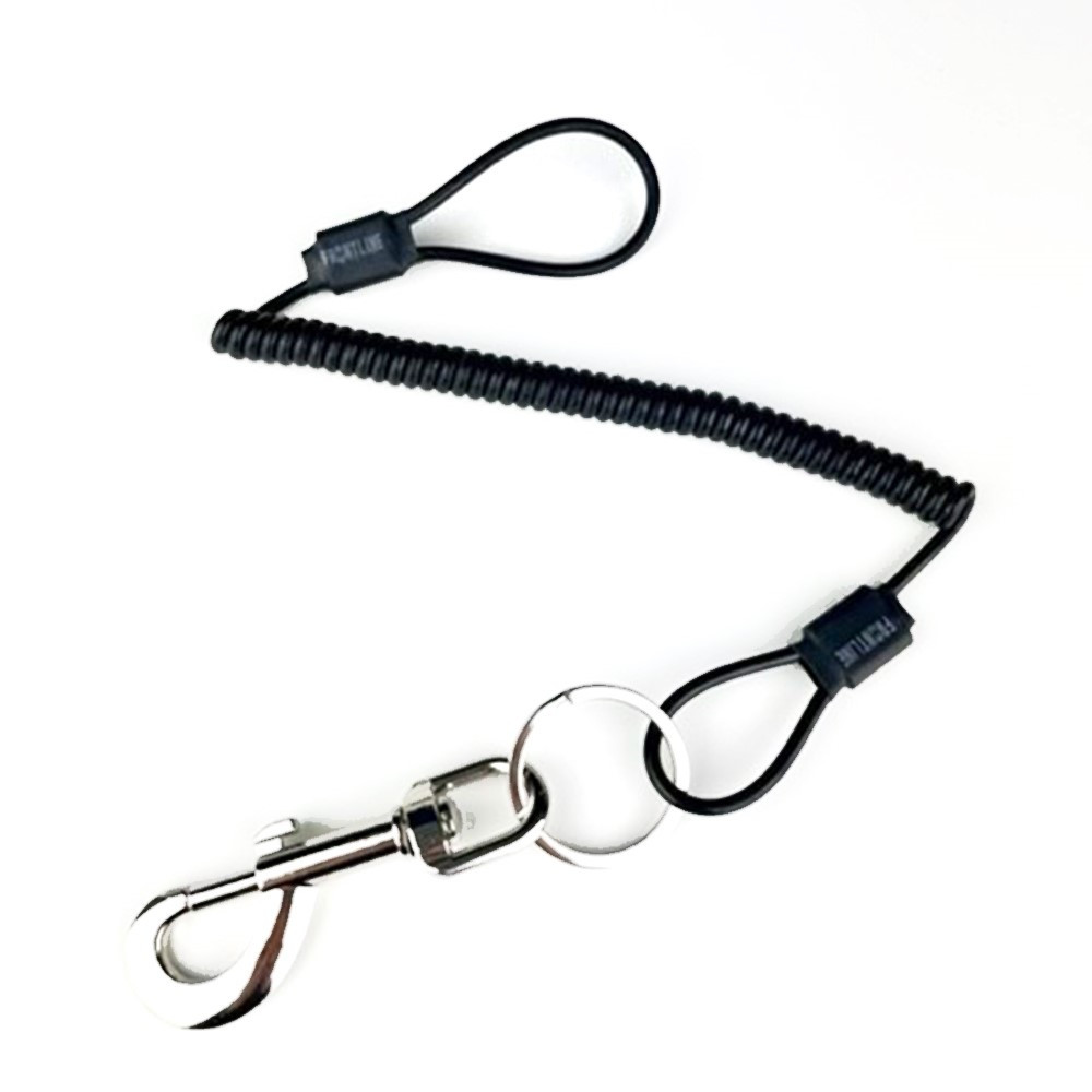 Frontline Kevlar Coiled Lanyard w/ Snap Bolt - The Tactical Shop
