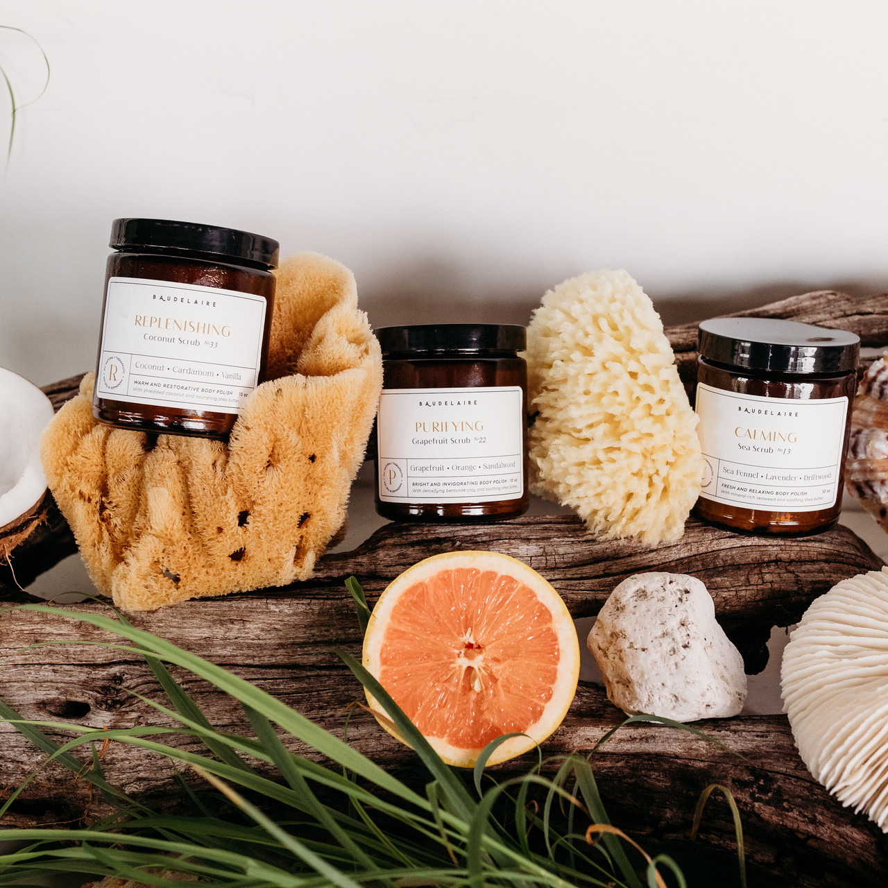 Calming Sea Scrub | Natural Exfoliation | Baudelaire