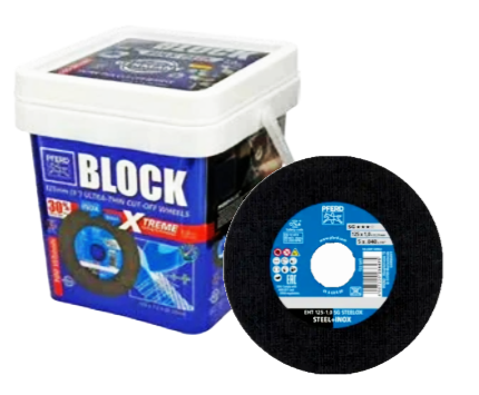 PFERD 125MM ULTRA-THIN INOX Stainless Steel & Steel Cut Off Wheel Block ...