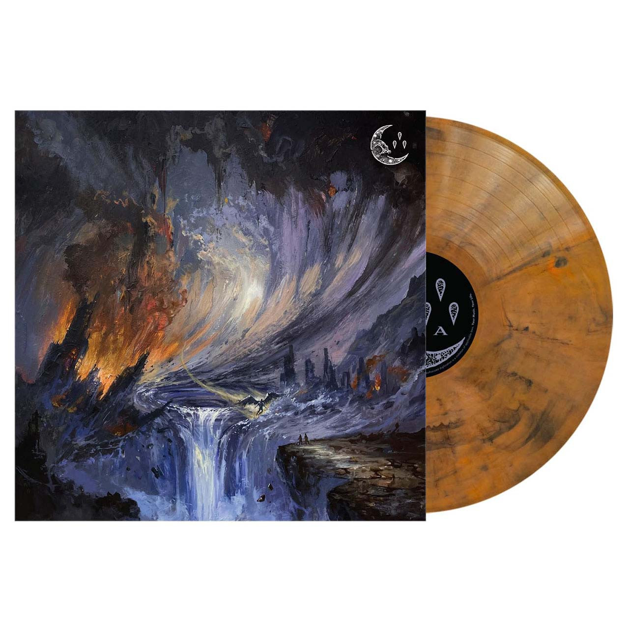 Currents - All That Follows (LP) - Orange/Black Vinyl Record