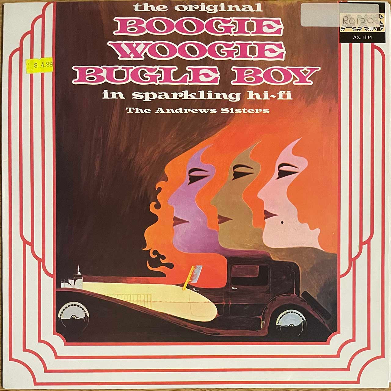 The Andrews Sisters - The Original Boogie Woogie Bugle Boy (LP) - Second Hand Vinyl Record